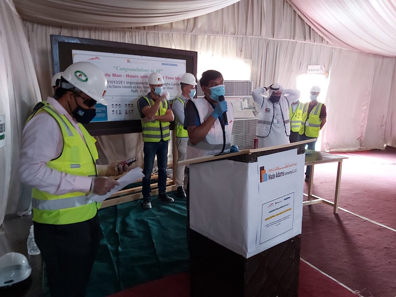 In continuation of our efforts to maintain and improve HSE standards ...