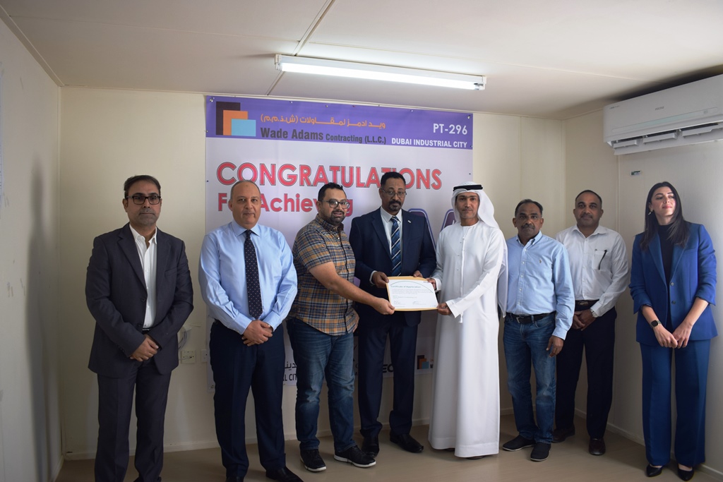 1 Million Safe man-hours at Dubai Industrial City Project - Wade Adams ...